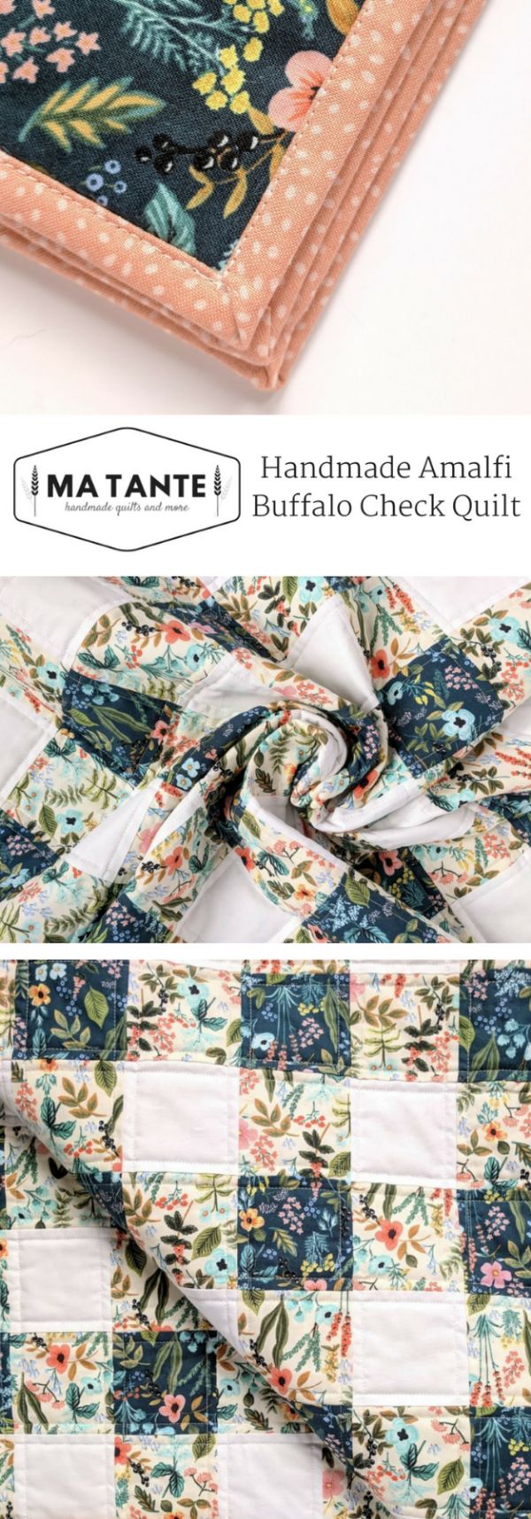 Amalfi Buffalo Check Quilt - Ma Tante Quilting Finished Quilts