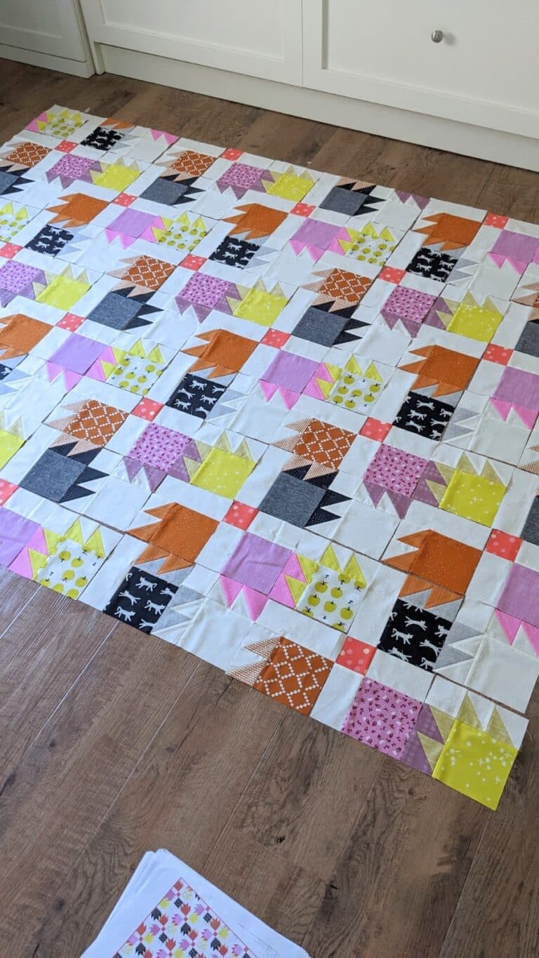 Making a Sticky Paws Quilt - Ma Tante Quilting