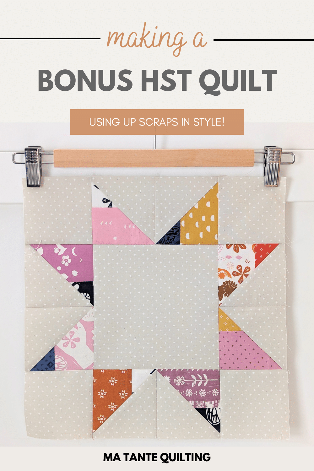 Using Off-Cuts to Make a Bonus HST Quilt - Ma Tante Quilting