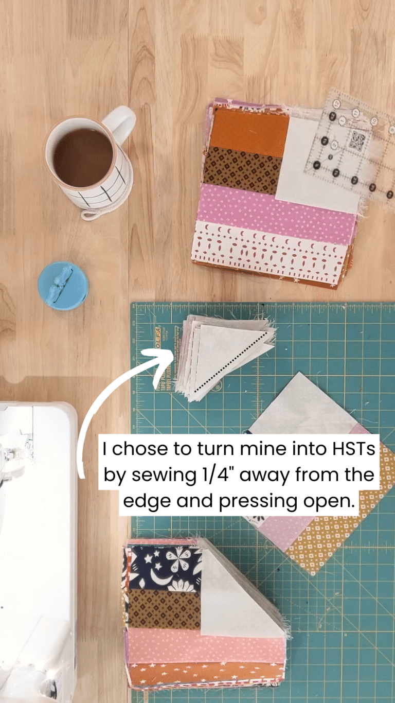 Using Off-Cuts to Make a Bonus HST Quilt - Ma Tante Quilting