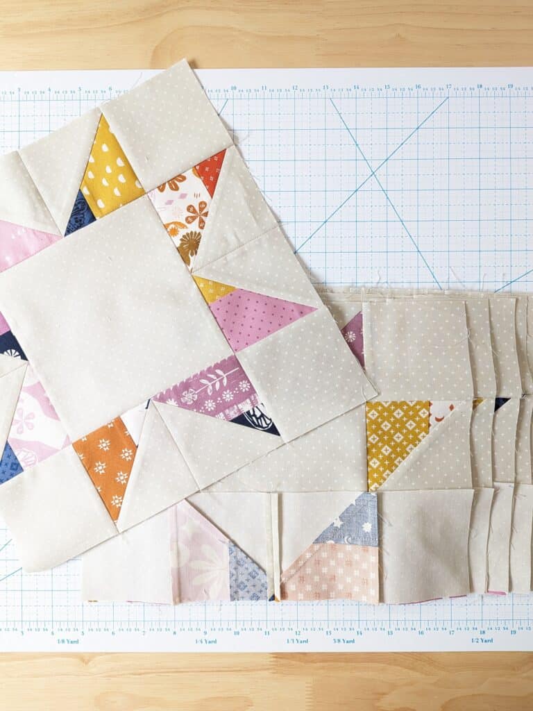Using Off-Cuts to Make a Bonus HST Quilt - Ma Tante Quilting