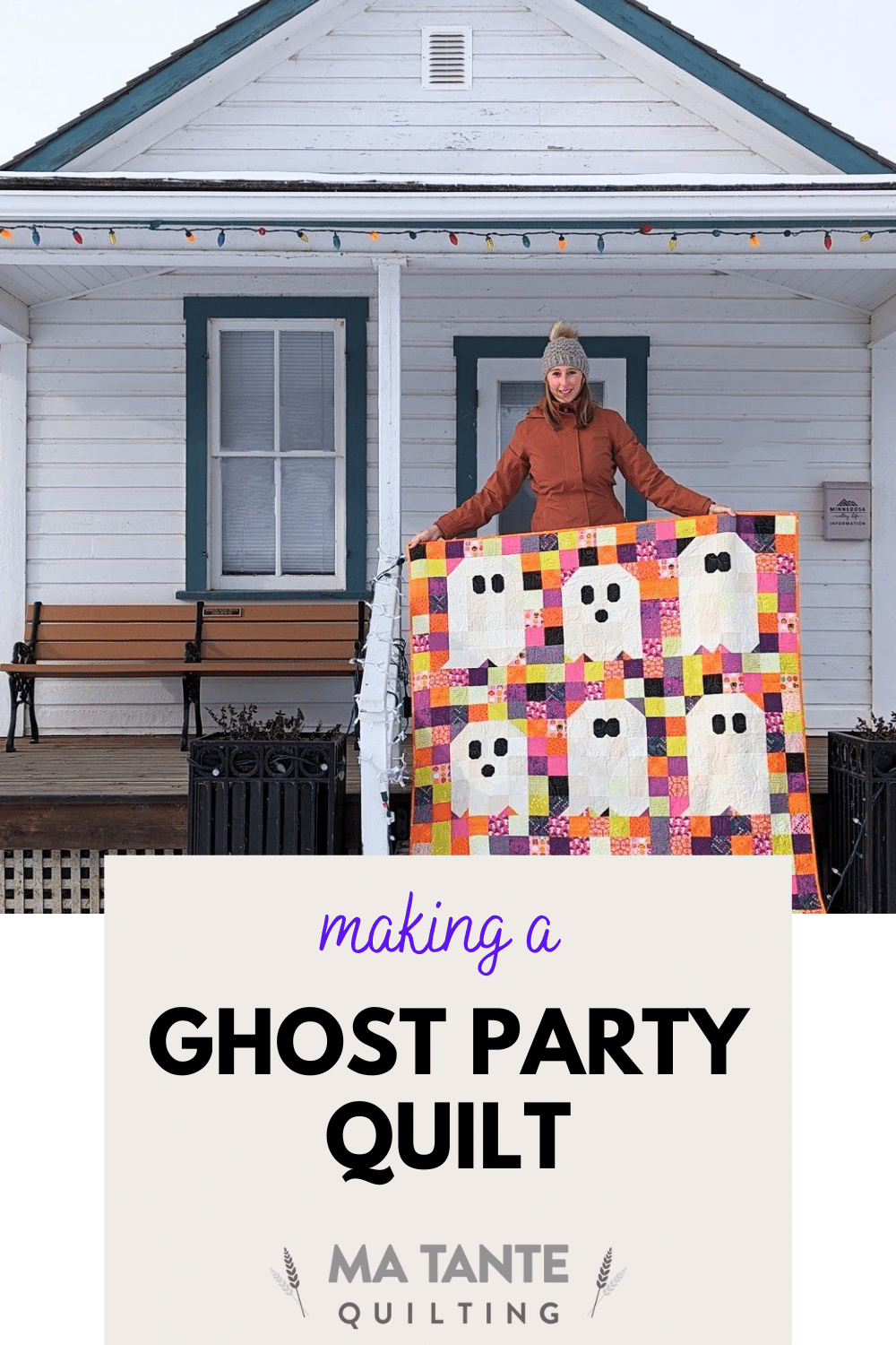 Making a Ghost Party Quilt - Ma Tante Quilting