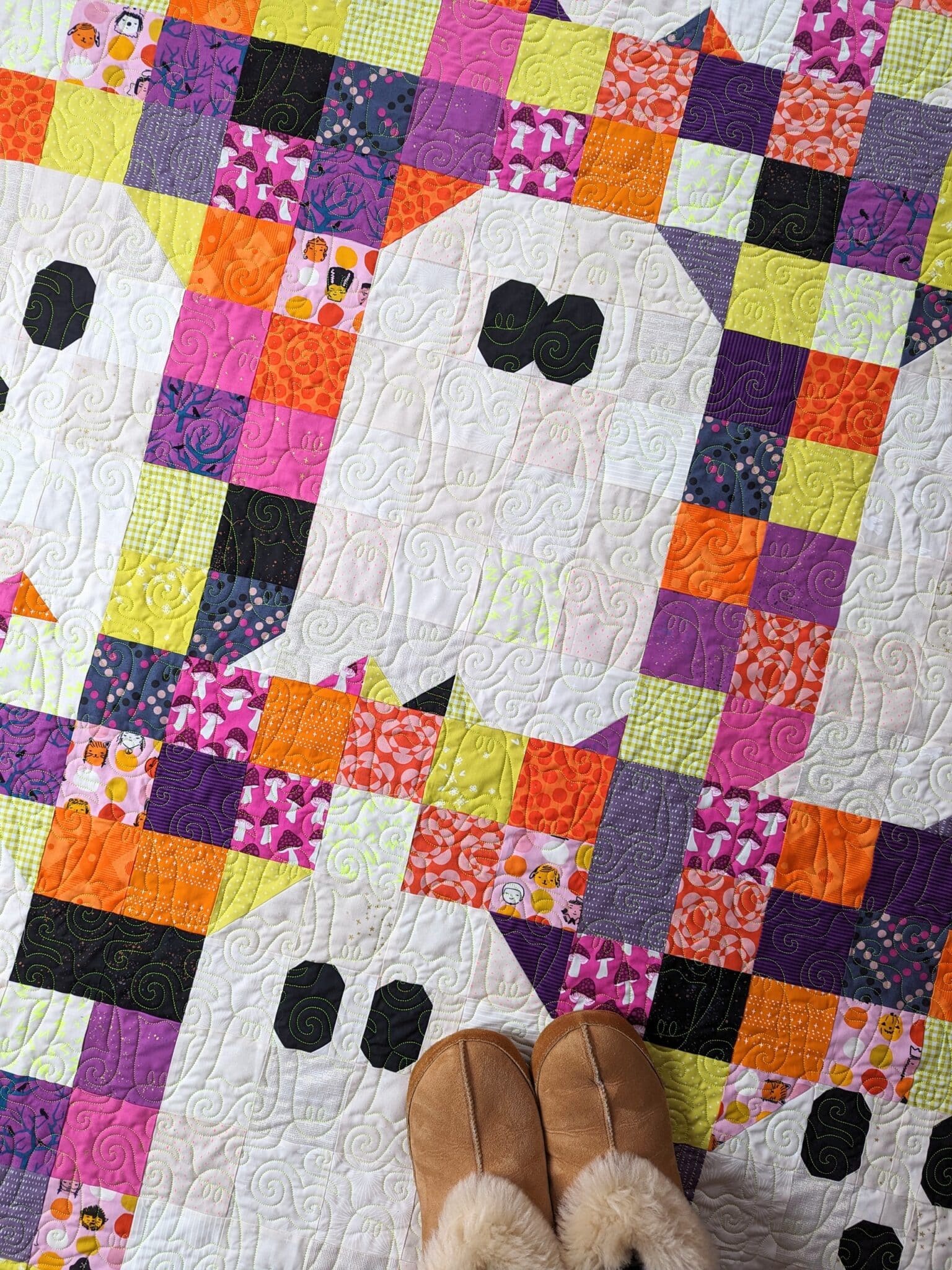 Making a Ghost Party Quilt - Ma Tante Quilting