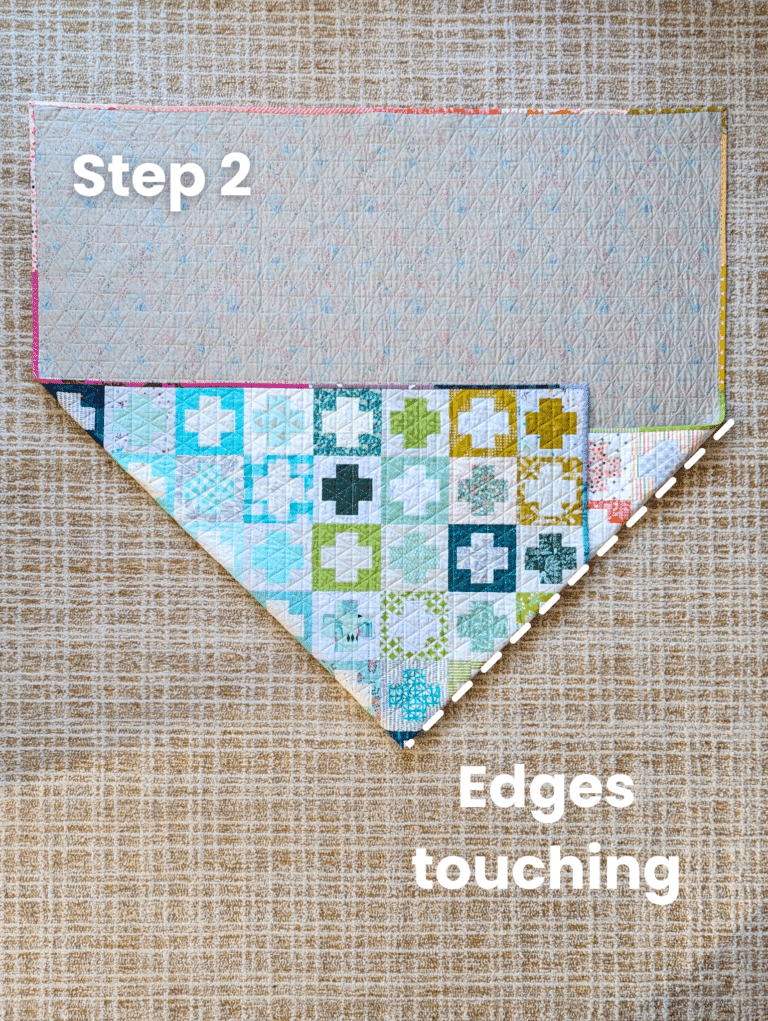 How to Fold Your Quilt on the Bias - Ma Tante Quilting