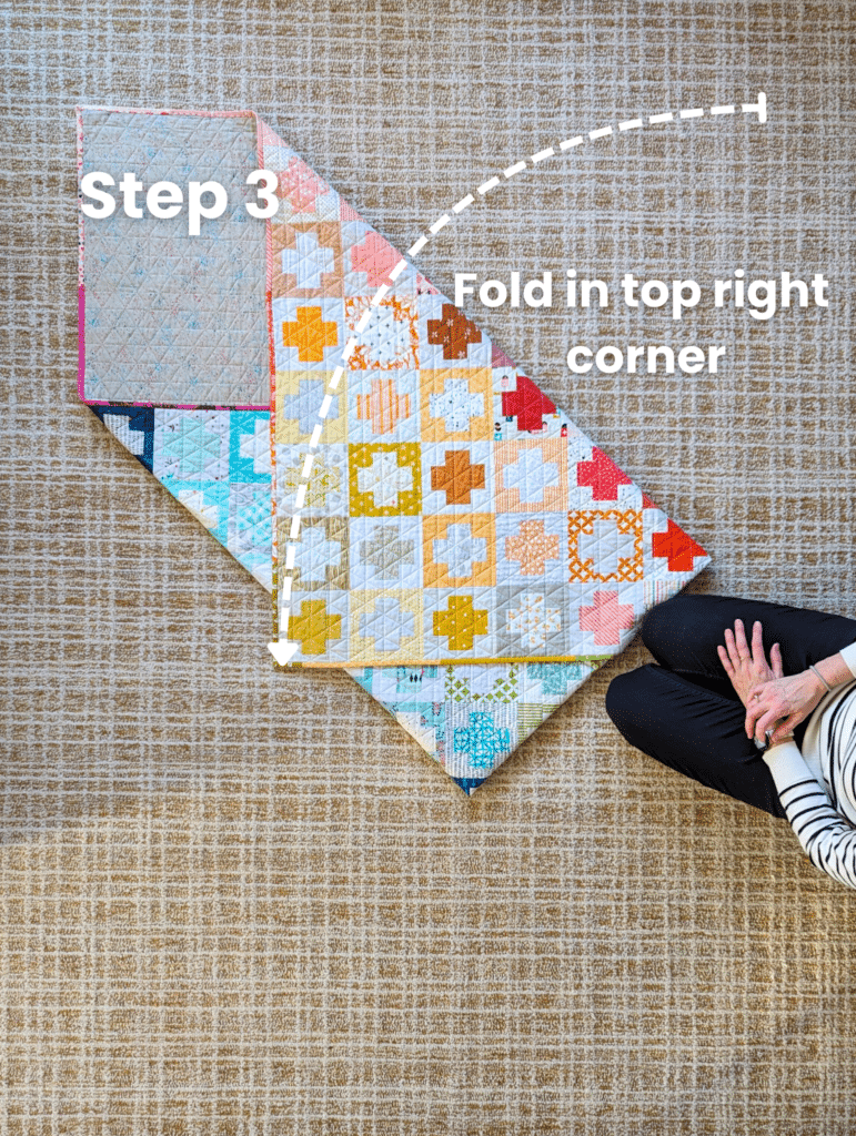 How to Fold Your Quilt on the Bias - Ma Tante Quilting