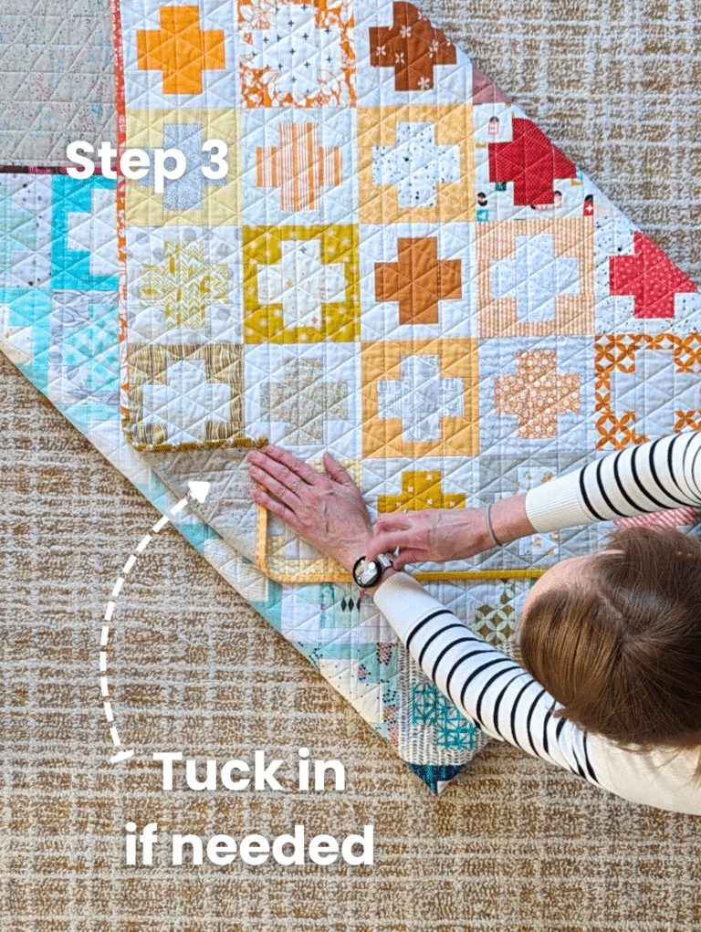 How to Fold Your Quilt on the Bias - Ma Tante Quilting
