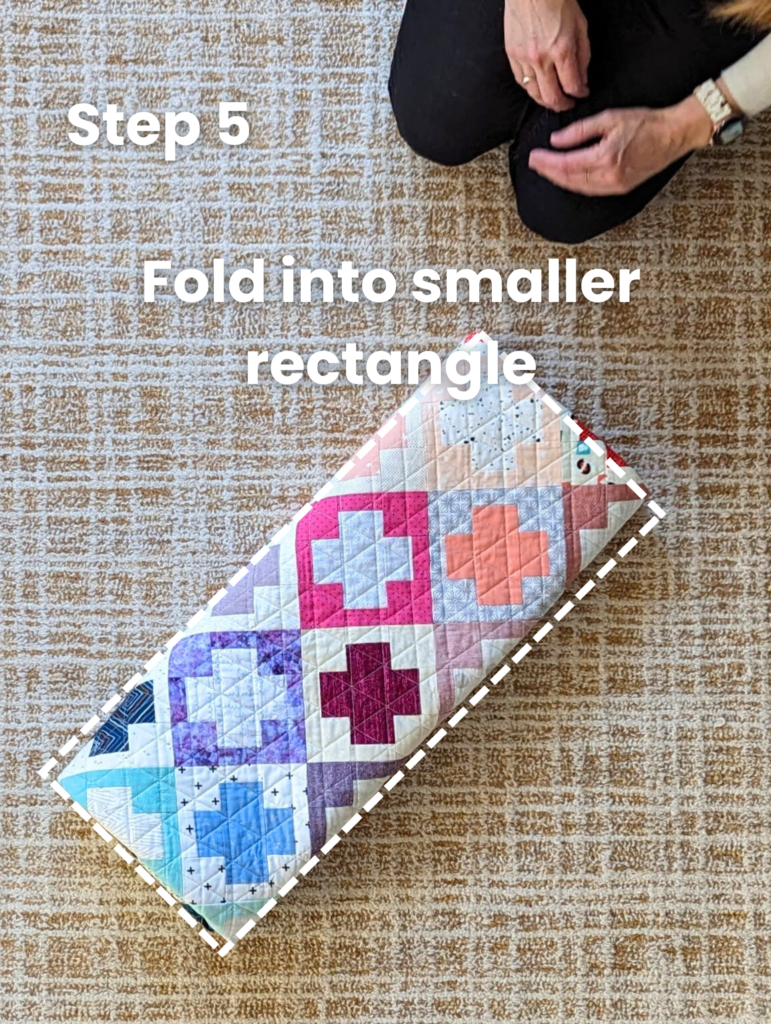 How to Fold Your Quilt on the Bias - Ma Tante Quilting
