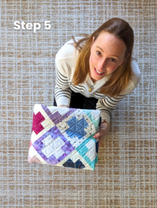How to Fold Your Quilt on the Bias - Ma Tante Quilting