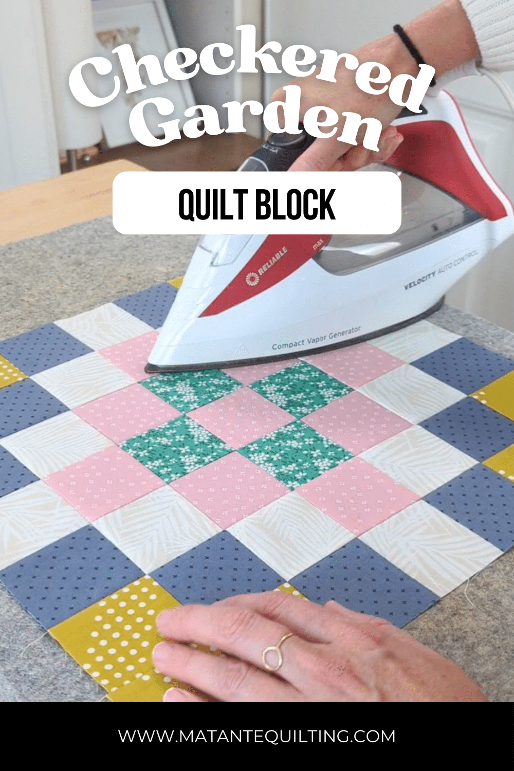 Making a Checkered Garden Block - Ma Tante Quilting