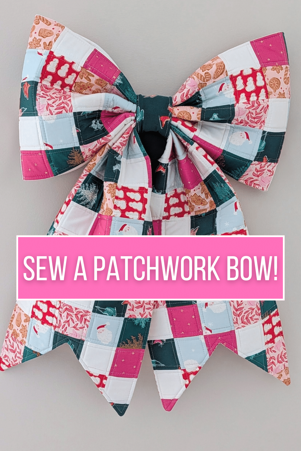 Sewing a Foam Patchwork Bow - Ma Tante Quilting
