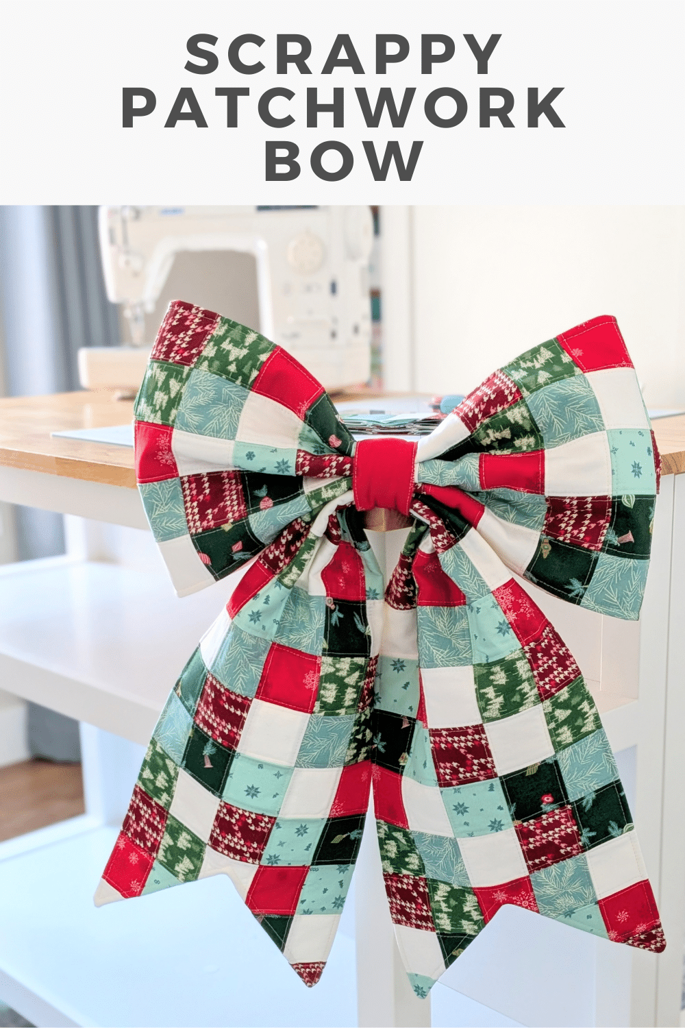 Making a Patchwork Quilted Bow - Ma Tante Quilting